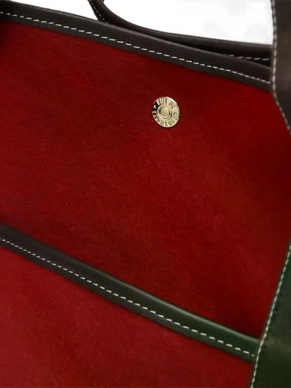Rue De Verneuil Leather-trim Pocket Tote Bag