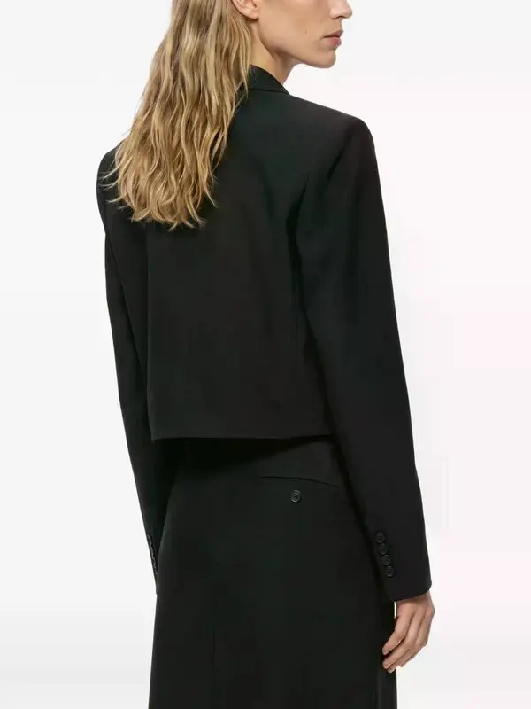 Karl Lagerfeld Cropped Double-breasted Blazer