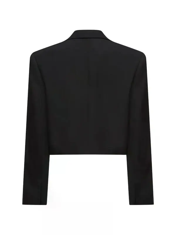 Karl Lagerfeld Cropped Double-breasted Blazer