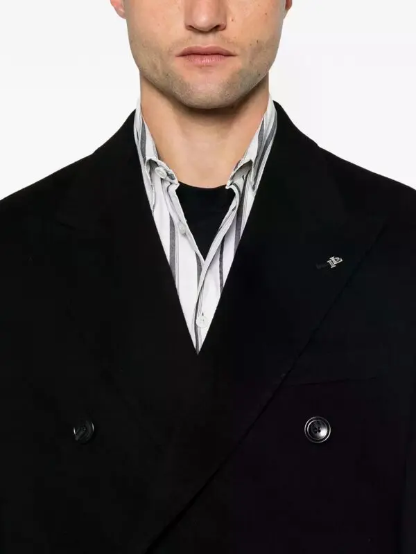 Tagliatore Double-breasted Peak-lapels Coat