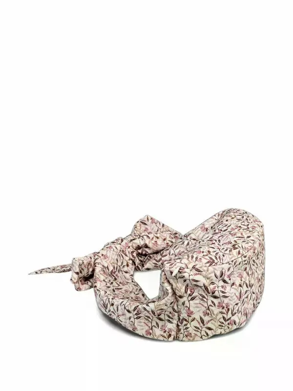 KRISTINA TI Floral-print Tie-fastening Belt Bag - Neutrals
