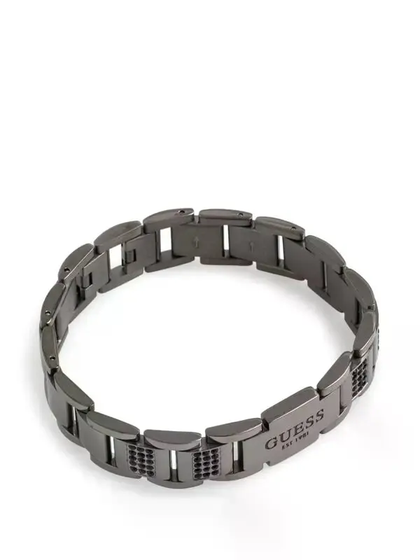 Guess Crystal-embellished Link Bracelet - Silver