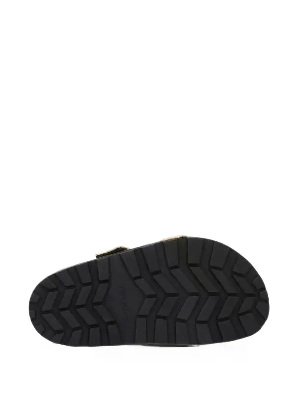 JIL SANDER Buckle-fastening Raffia Sandals