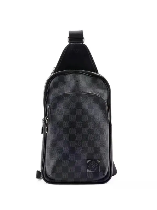 LOUIS VUITTON Avenue Sling Bag Nm Damier Graphite Crossbody Bag - Black