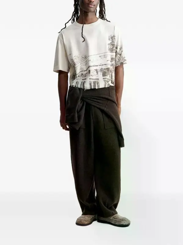 Maison Kitsuné Parc Monceau Graphic-print T-shirt