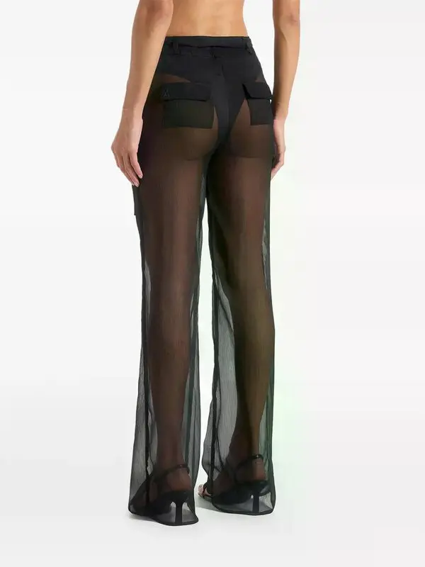 Manière De Voir Sheer Belted Trousers