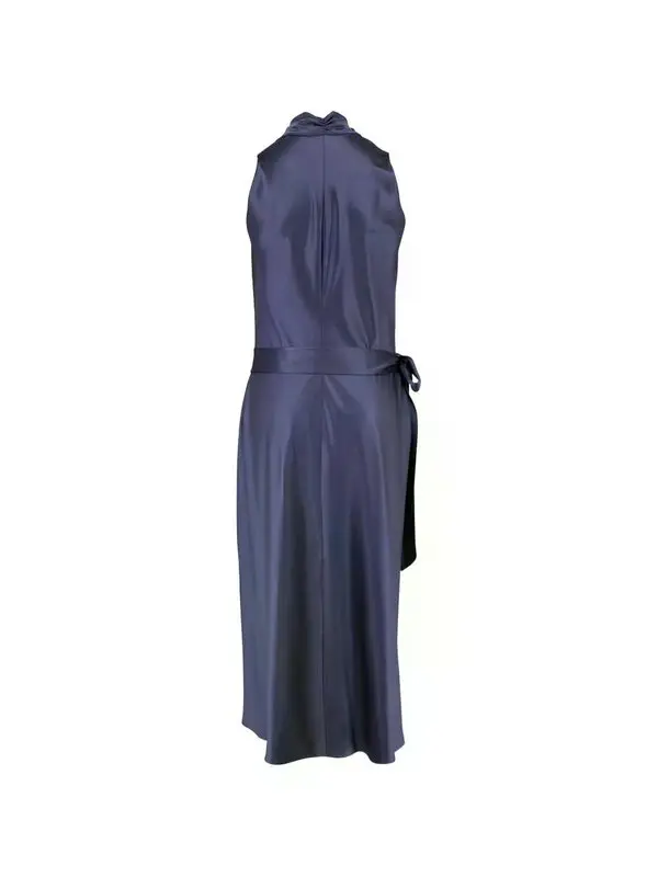 PETER COHEN Nikki Sleeveless Wrap Midi Dress