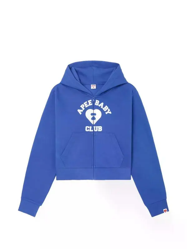 AAPE BY *A BATHING APE Logo-print Zip-up Hoodie
