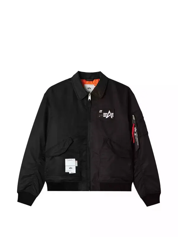 Izzue Logo-patch Zip-up Jacket