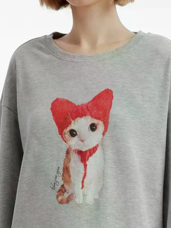 B+AB Lace-trim Long-sleeve T-shirt