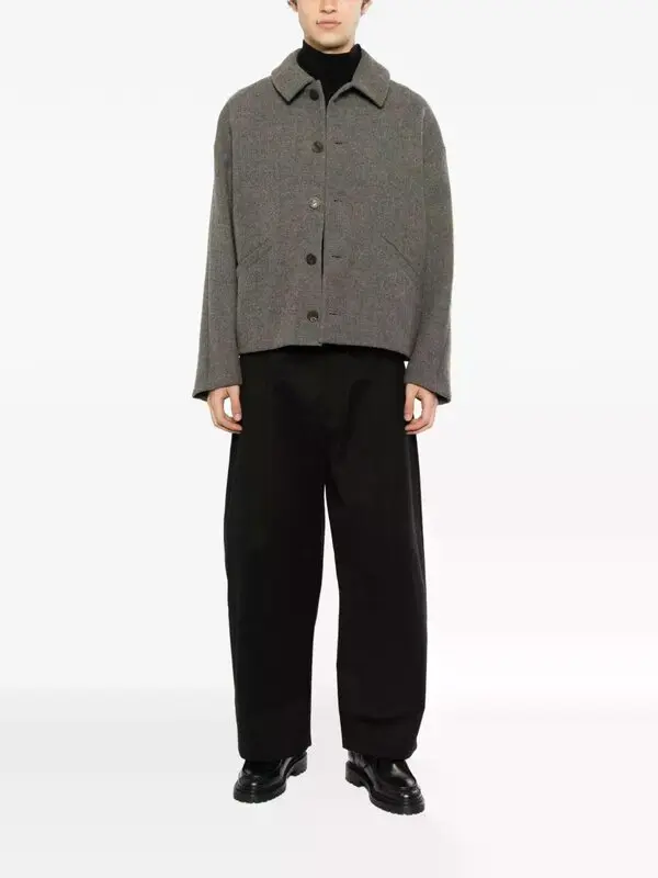 DEVOA Button-up Wool Jacket