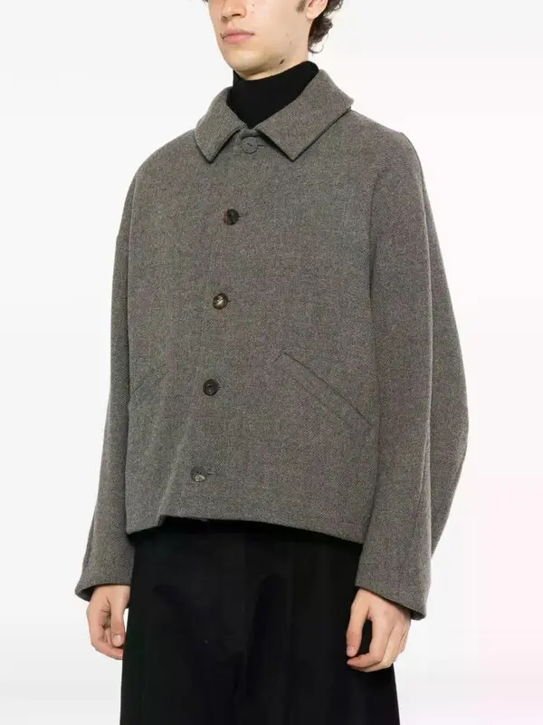 DEVOA Button-up Wool Jacket