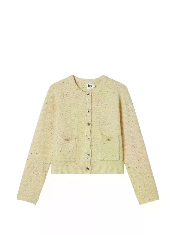 B+AB Sequin-embellished Flecked Cardigan - Neutrals