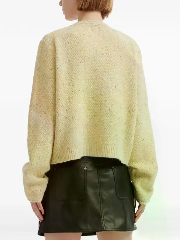 B+AB Sequin-embellished Flecked Cardigan
