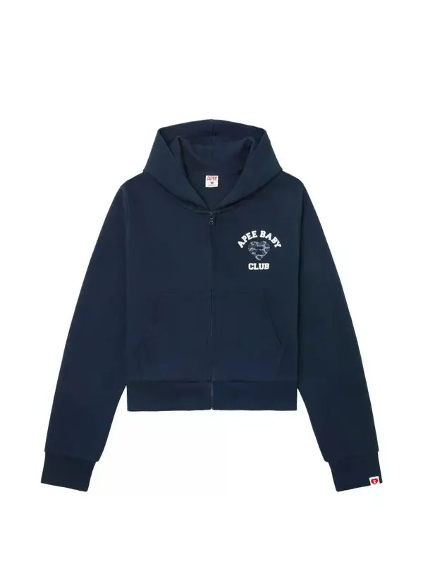 AAPE BY *A BATHING APE Logo-print Zip-up Hoodie