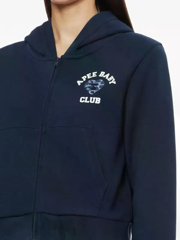 AAPE BY *A BATHING APE Logo-print Zip-up Hoodie