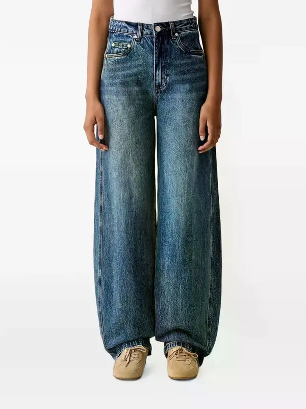 GESTUZ Gzmelu Washed Wide-leg Jeans