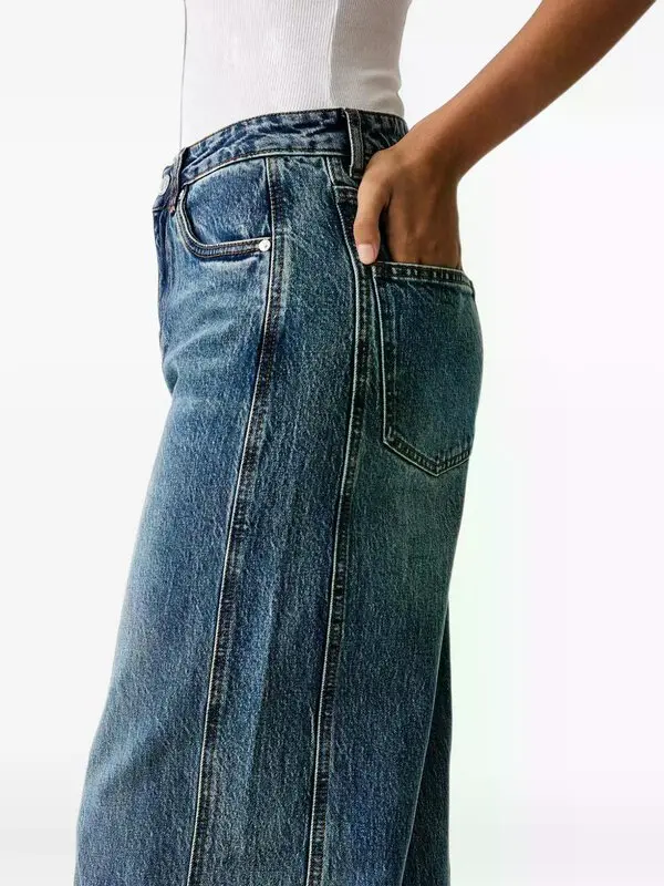 GESTUZ Gzmelu Washed Wide-leg Jeans