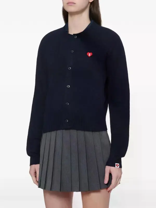 AAPE BY *A BATHING APE Heart-patch Cardigan