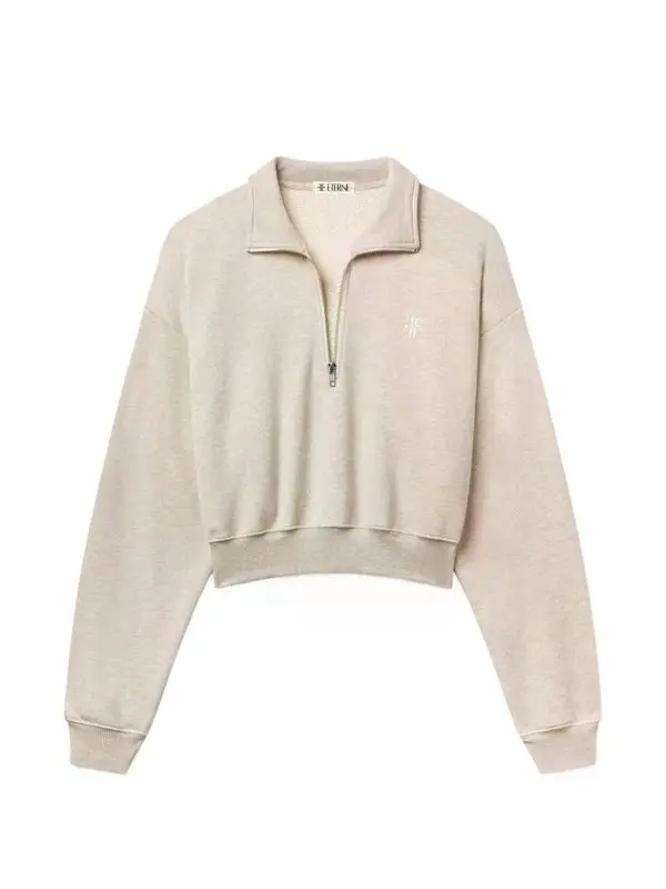 Eterne Logo-embroidered Sweatshirt - Neutrals