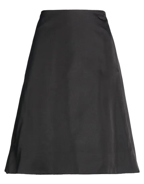 Alexander McQueen Midi Skirt Size Polyester, Silk