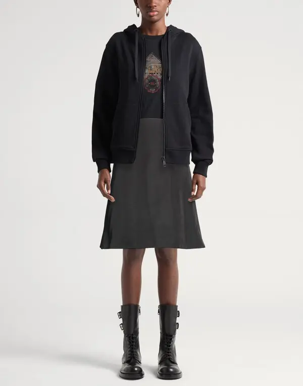 Alexander McQueen Midi Skirt Size Polyester, Silk