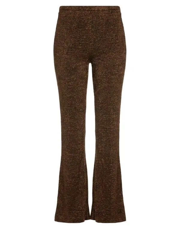 SIYU Pants Bronze Size Viscose, Metallic Fiber - Yellow