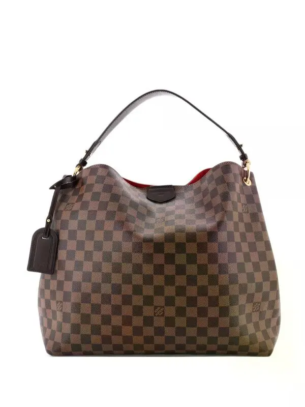 LOUIS VUITTON Graceful Handbag Damier Mm Hobo Bag - Brown