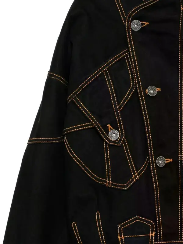 Vaquera Contrast-stitch Denim Jacket