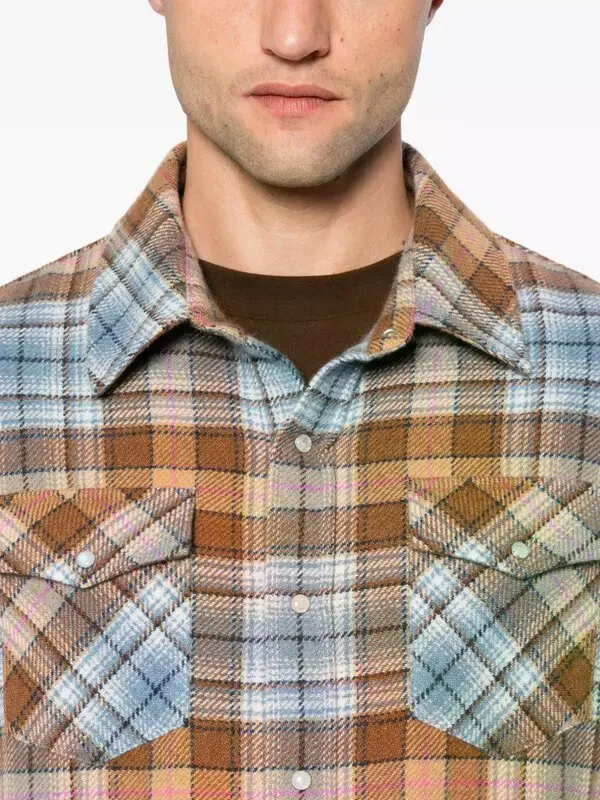 GOD'S TRUE LINEN Nomad Tartan Shirt
