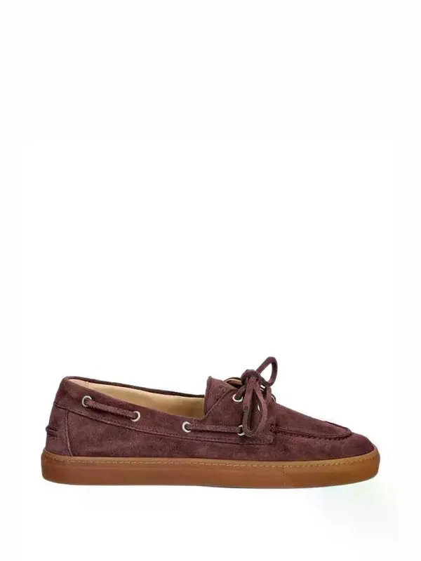 SUMMERY COPENHAGEN Lace-up Suede Loafers