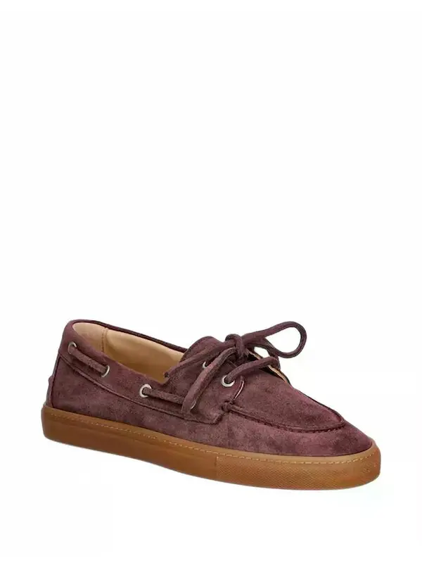 SUMMERY COPENHAGEN Lace-up Suede Loafers