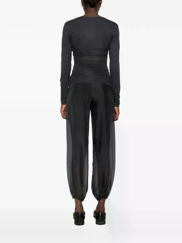 Paloma Wool Junco Ruched Cowl-neck Top