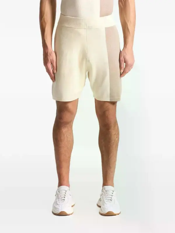 Manière De Voir Colour Block Knit Shorts