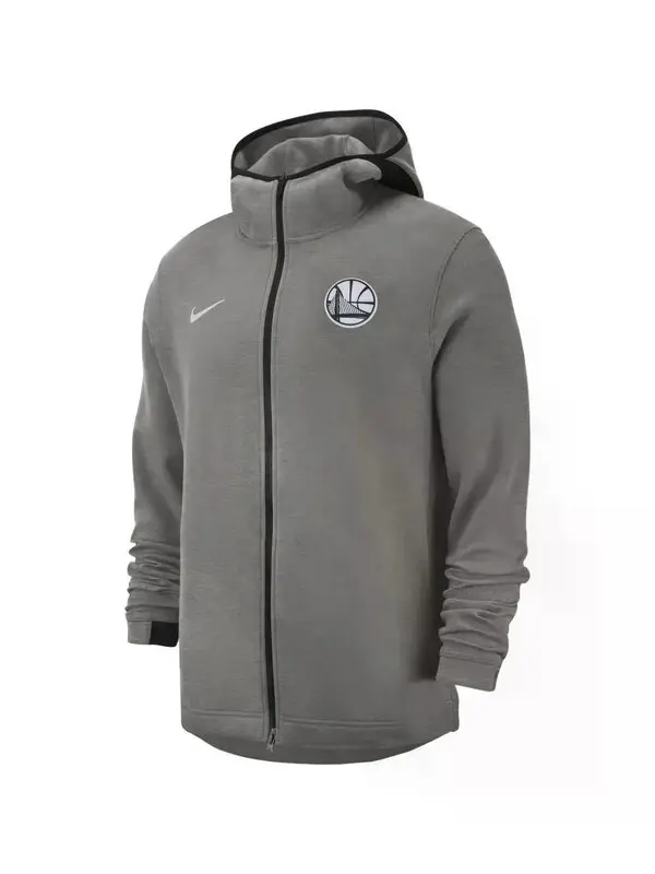 Nike Showtime Golden State Warriors Zip Hoodie - Grey