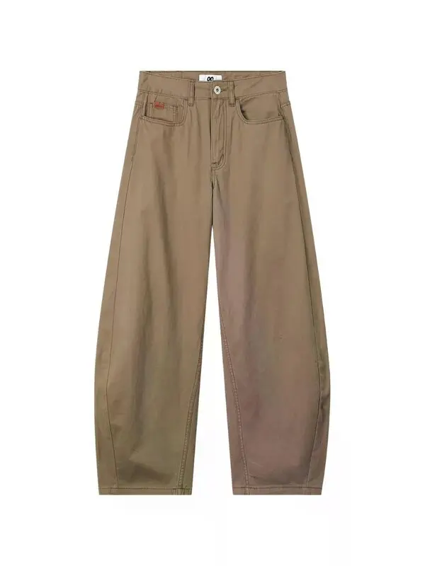 CHOCOOLATE Barrel-leg Palazzo Pants - Brown