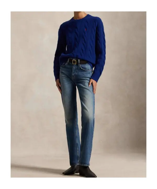Polo Ralph Lauren Cable-knit Embroidered Jumper