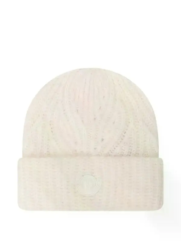 Moncler Alpaca & Wool Blend Beanie - Neutrals
