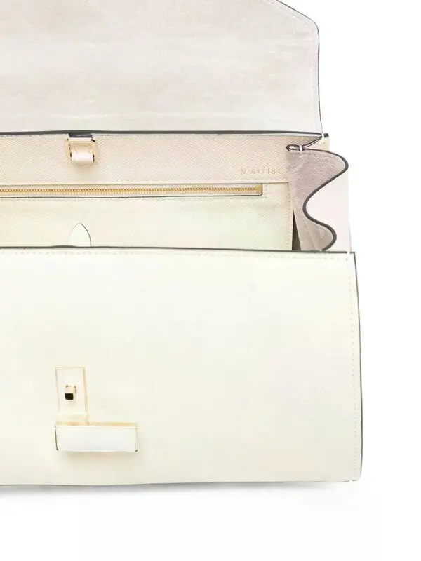 VALEXTRA Iside Leather Tote Bag