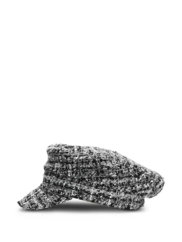 Karl Lagerfeld Bouclé Cap