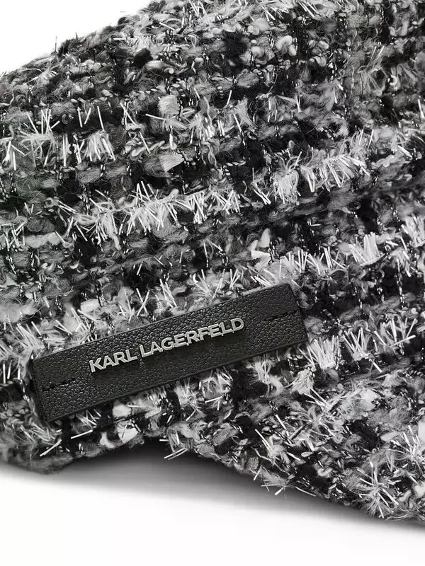 Karl Lagerfeld Bouclé Cap
