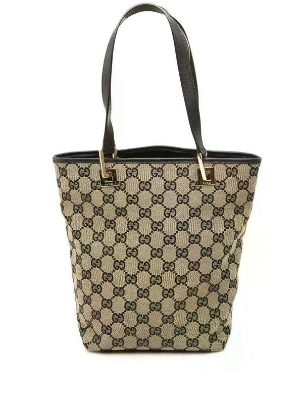Gucci 2000-2015 Gg Canvas Tote Bag - Neutrals