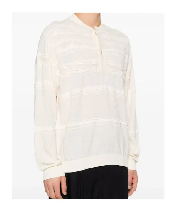 Emporio Armani Henley Neckline Jumper