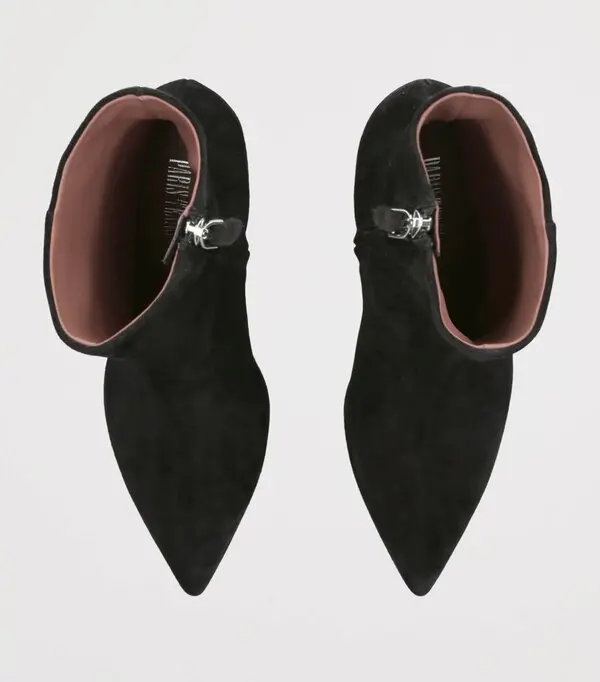 Paris Texas Suede Anja Ankle Boots 70