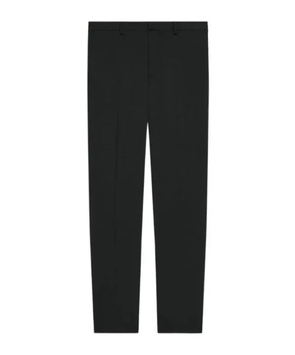 Theory Mayer Pant In Stretch Wool - Deep Black