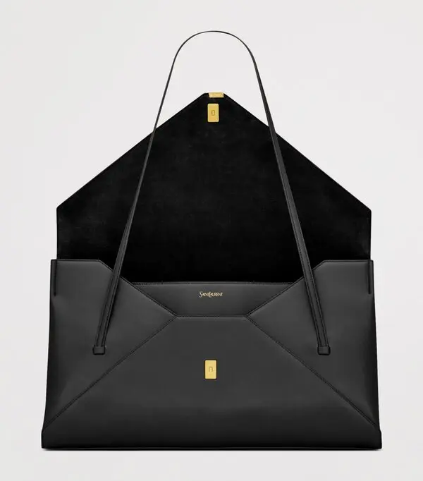 Saint Laurent Large Leather Simone Shoulder Bag