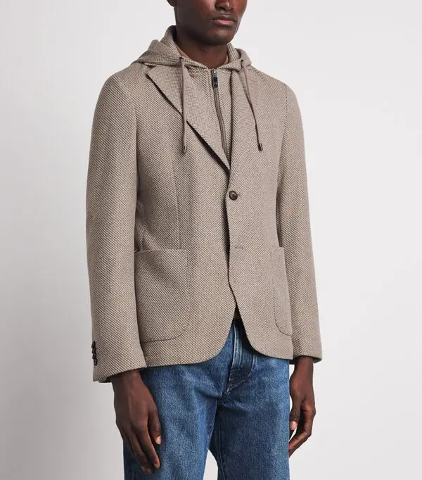 Pal Zileri Wool-cashmere Scooter Overcoat