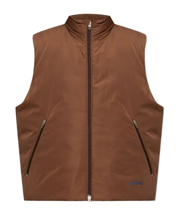 JIL SANDER Padded Zip-up Vest