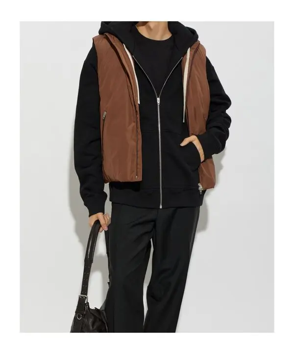 JIL SANDER Padded Zip-up Vest