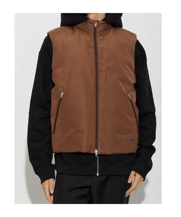 JIL SANDER Padded Zip-up Vest